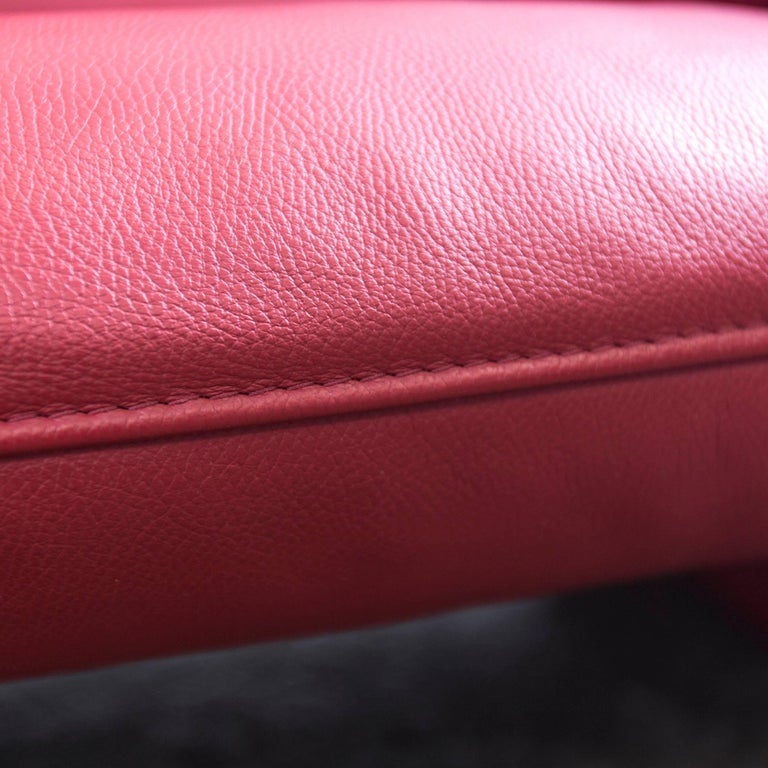 Jori Designer Sessel Rot Leder Einsitzer Couch Funktion Modern ...