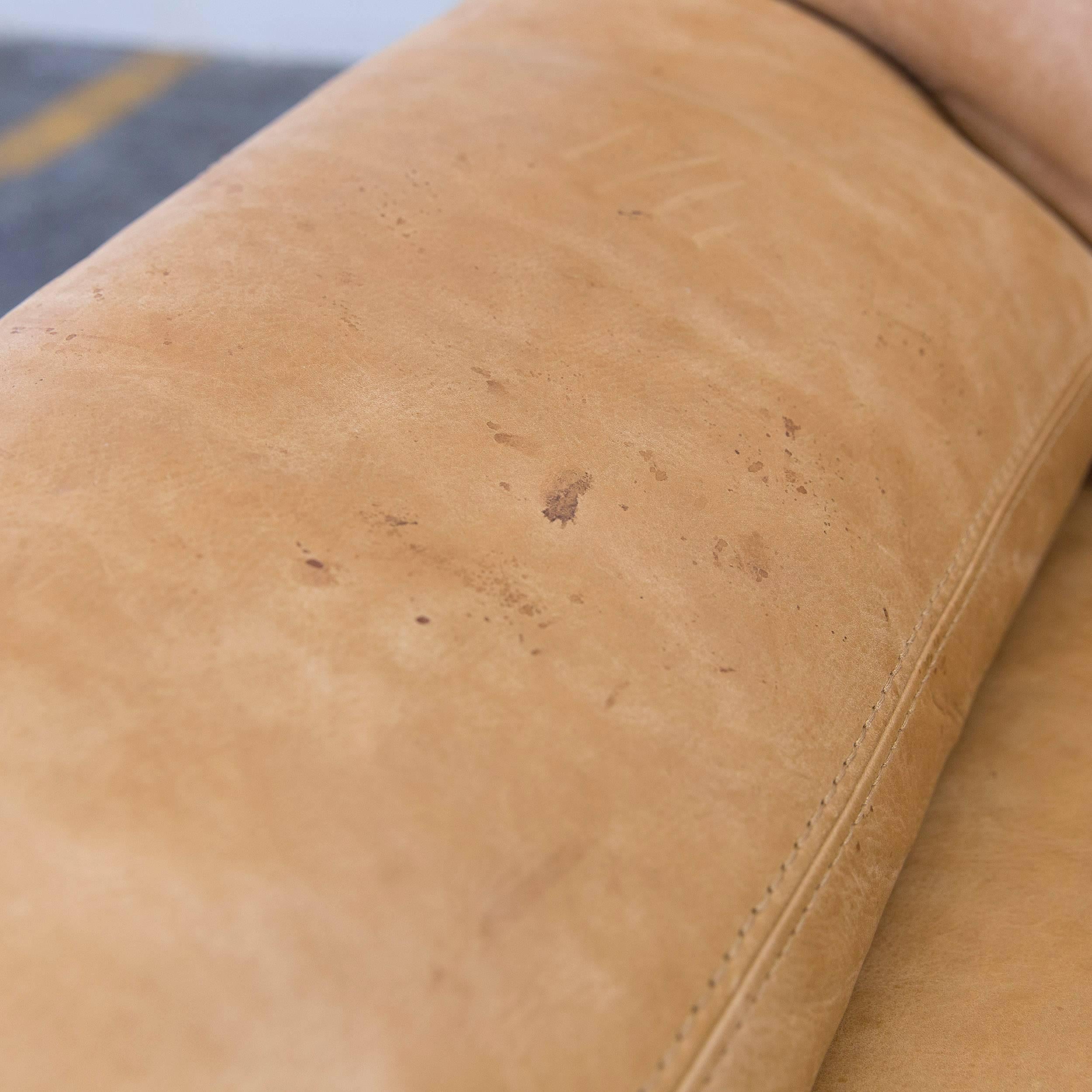 Machalke Diego Designer Sofa Leather Cognac Zigarro Aged Saddle Three ...