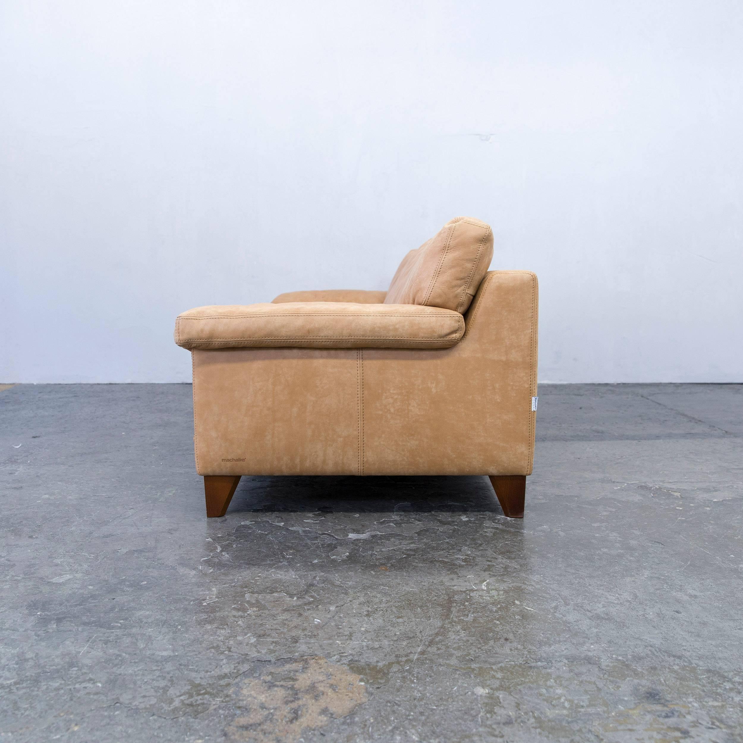 Machalke Diego Designer Sofa Leather Cognac Zigarro Aged Saddle Three ...