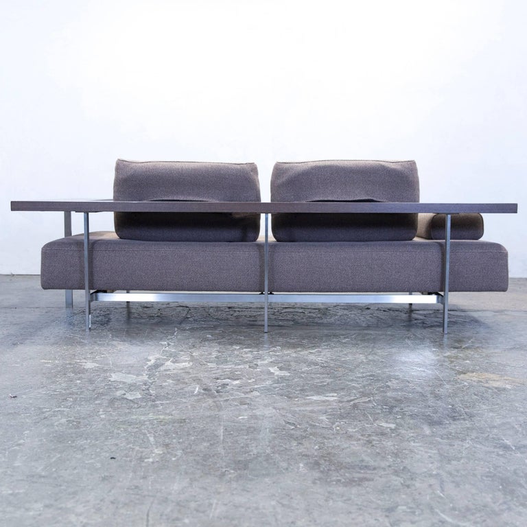 Rolf Benz Dono 6100 Designer Sofa Grey Fabric Function Two-Seat Couch ...