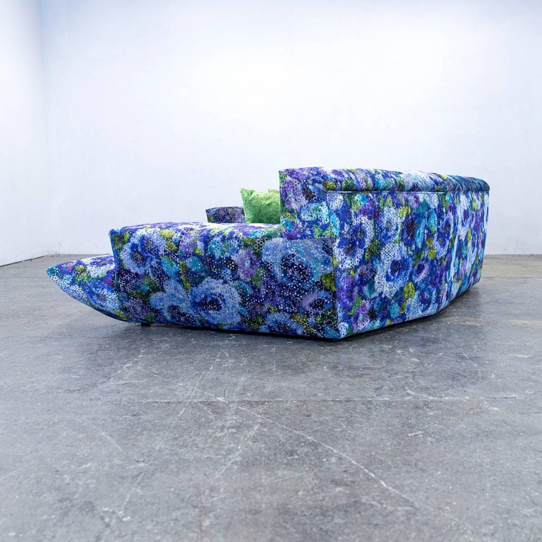 Bretz Cloud 7 Designer Cornersofa Blue Lilac Green Fabric Couch Modern ...