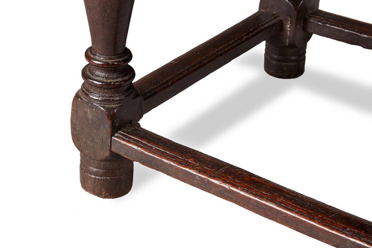 Elizabethan Upholstered Low Stool at 1stDibs