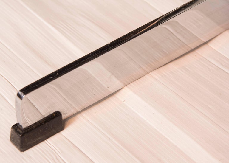 Midcentury Merrow Associates Rosewood and Chrome Desk Designed by David ...