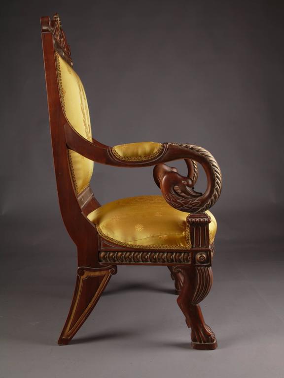Napoleonic Pompous Armchair in the Empire Style For Sale at 1stDibs ...
