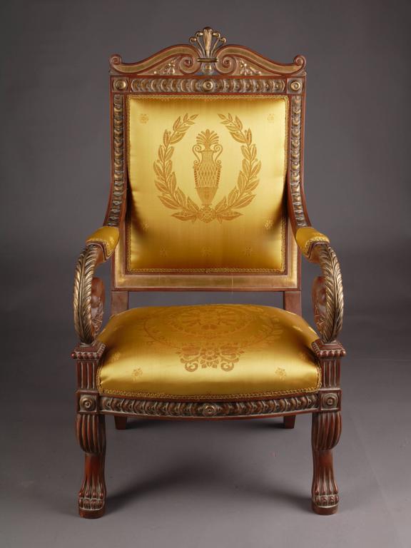 Napoleonic Pompous Armchair in the Empire Style For Sale at 1stDibs ...
