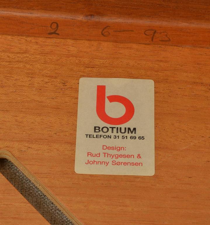 1980s Rud Thygesen - Johnny Sørensen Mahogany King Series Armchair by ...