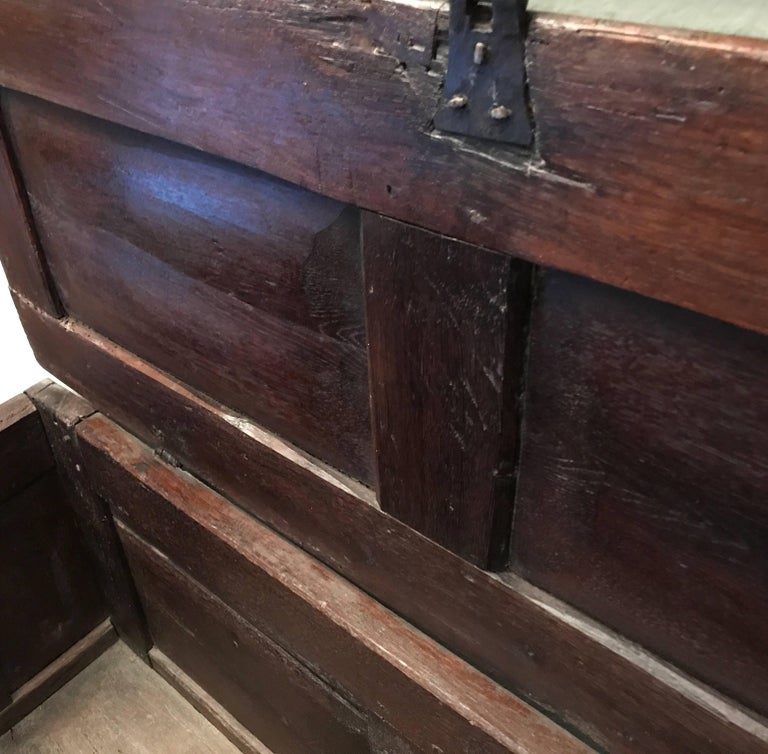 Gothic Late 15th Century Chest Linenfold Pannels of the Period at 1stDibs