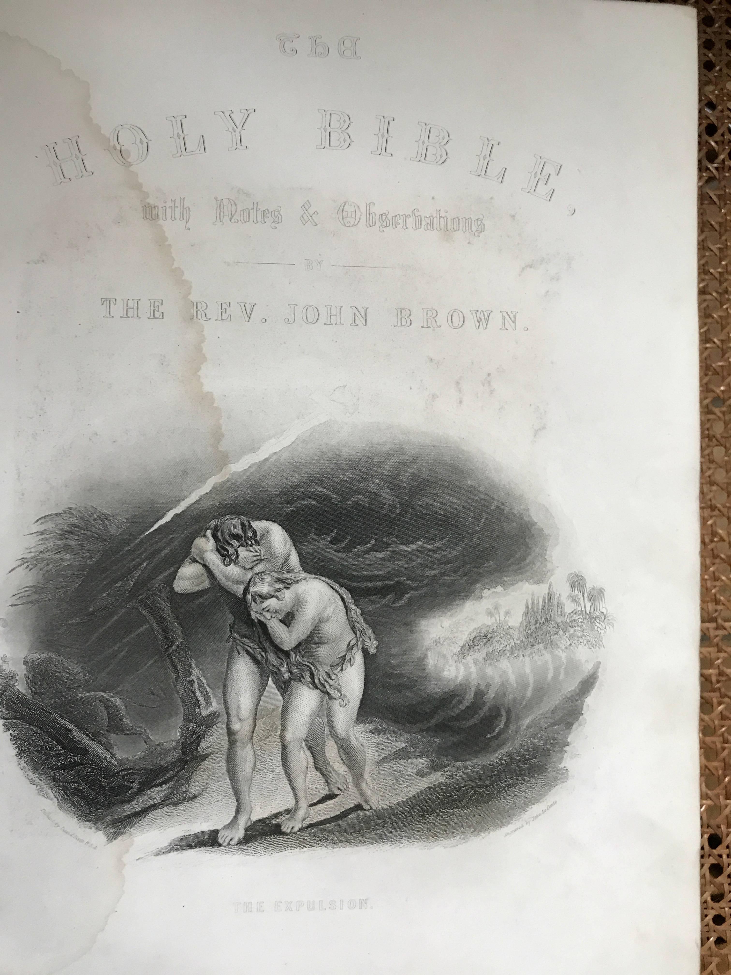Holy Bible by Brown, Scottish at 1stDibs