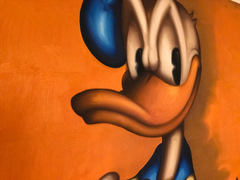"Donald Duck" by Jörg Döring " 110hx160x5cm" Oil on Canvas Anno, 2000 ...