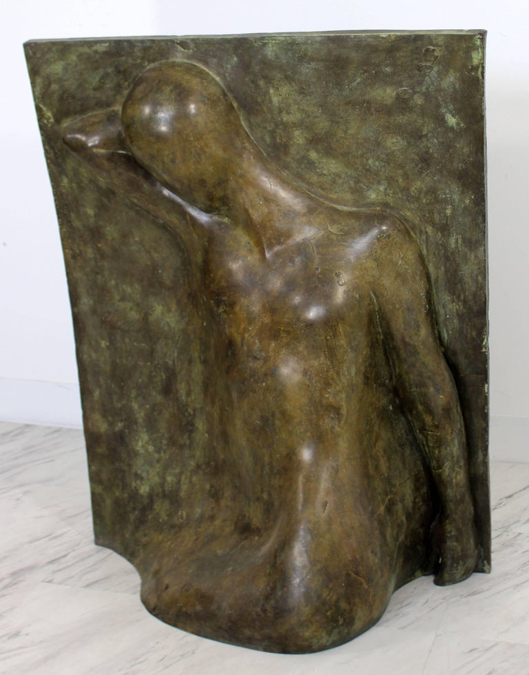 Bronze Relief Sculpture Titled the Panel by Caroline Stacey at 1stDibs
