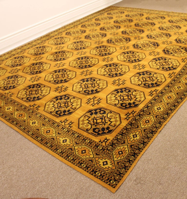 Mid-Century Modern Bergoss Large Rya Scandinavian Area Rug Carpet at ...