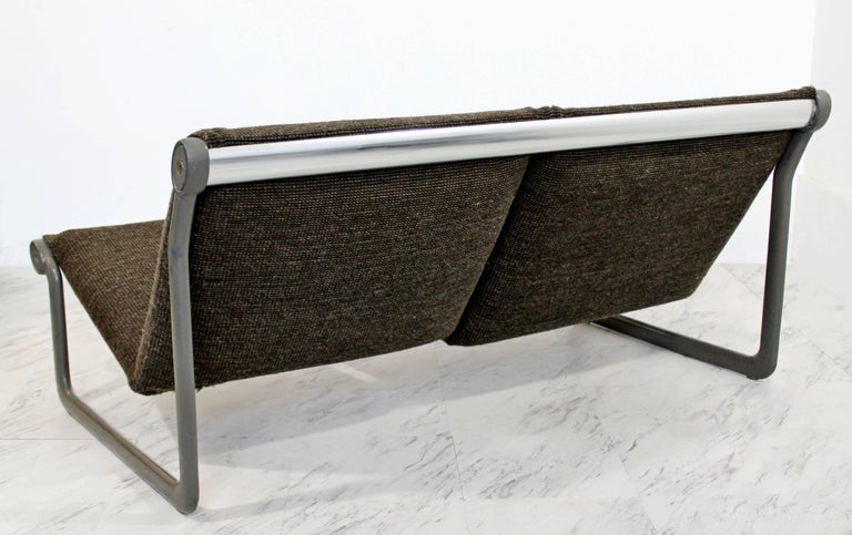 Mid-Century Modern Hannah Morrison Knoll Two-Seat Sling Sofa and ...
