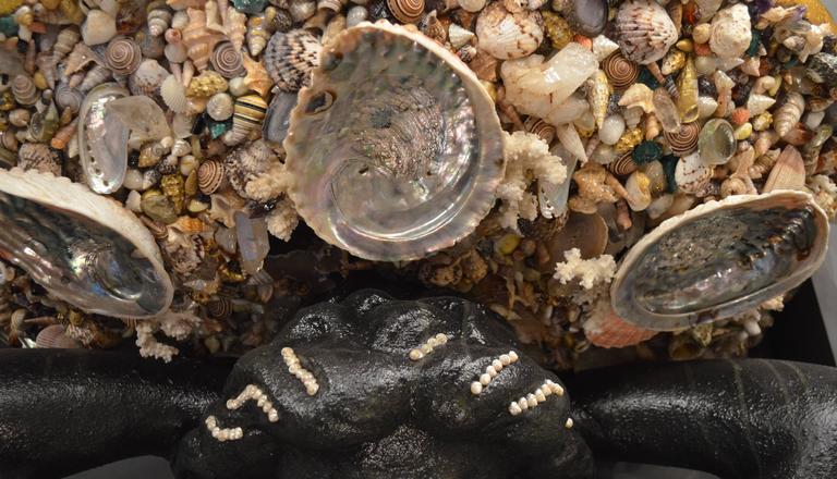 Shell and Rock Crystal Encrusted 20th Century Anthony Redmile Neptune ...