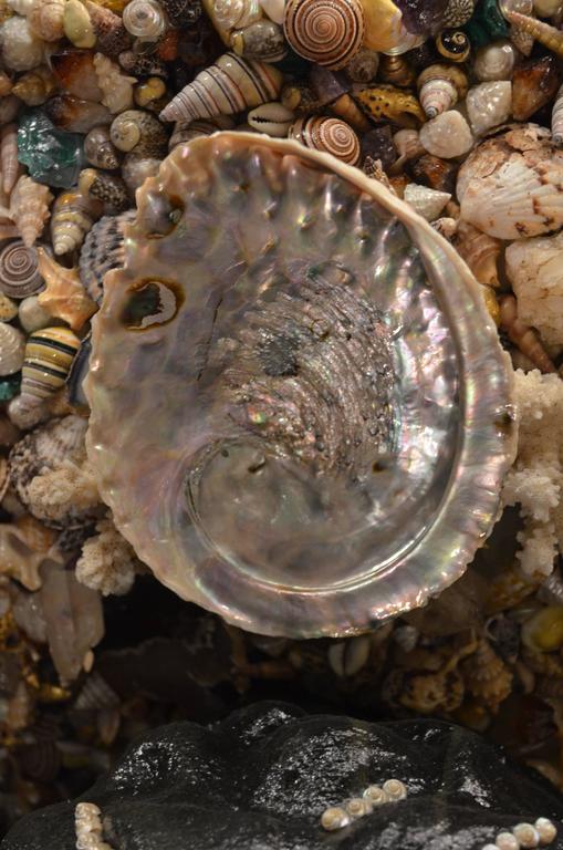 Shell and Rock Crystal Encrusted 20th Century Anthony Redmile Neptune ...