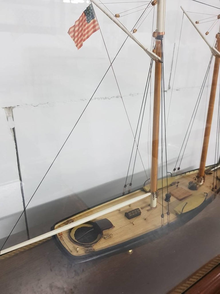 20th Century Model Ship of the 1851 America's Cup Yacht "America" at ...
