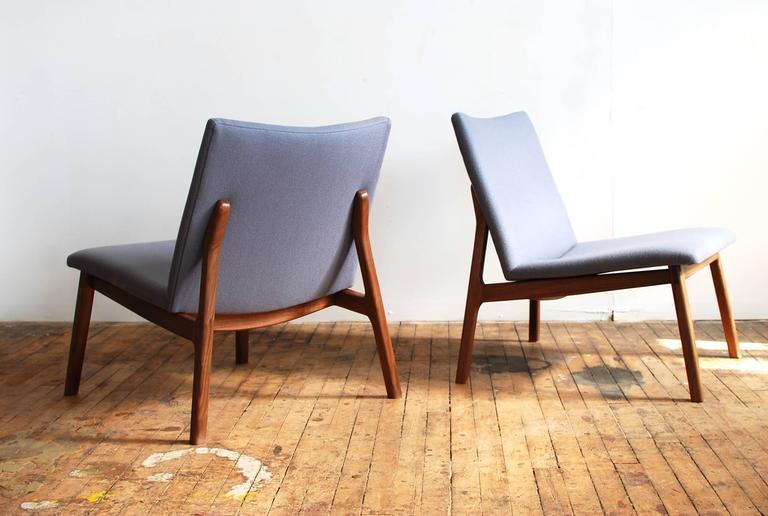 C07 Handmade Upholstered Lounge Chair in Solid Walnut by Jason Lewis ...