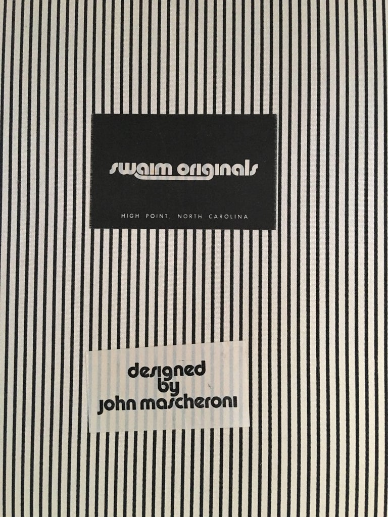 Geometric Form Lounge Chair by John Mascheroni for Swaim Originals For ...