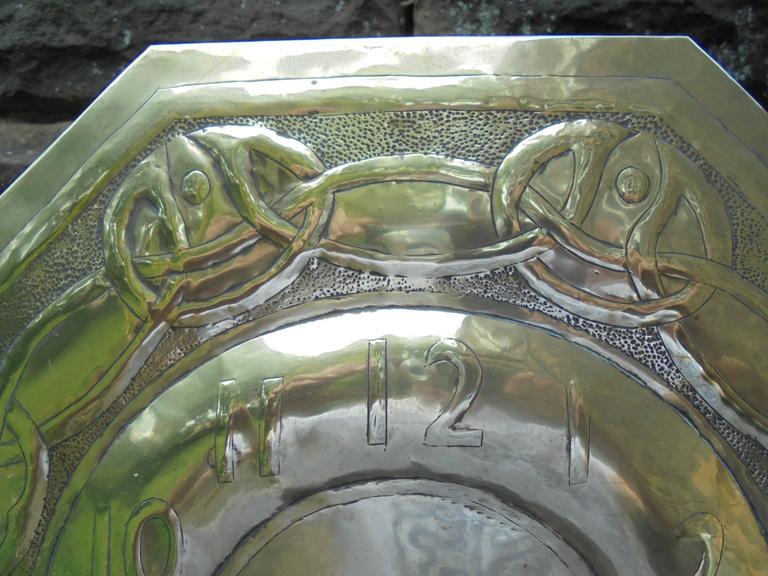 Arts and Crafts Glasgow School Wall Clock Manner of Margaret Gilmour ...