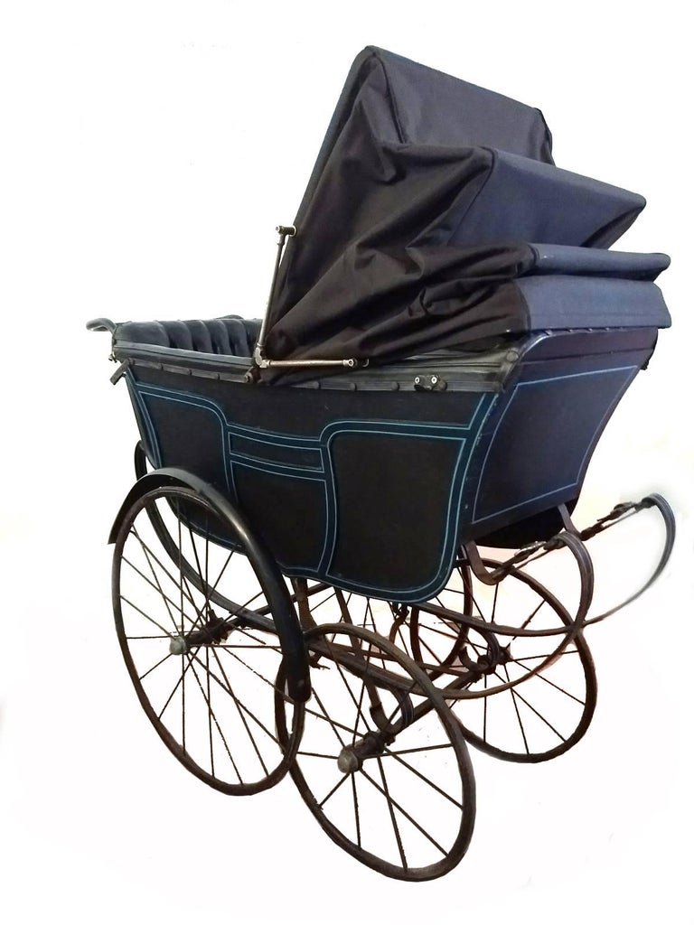 1912 Edwardian Sol Perams Pram, England For Sale at 1stDibs