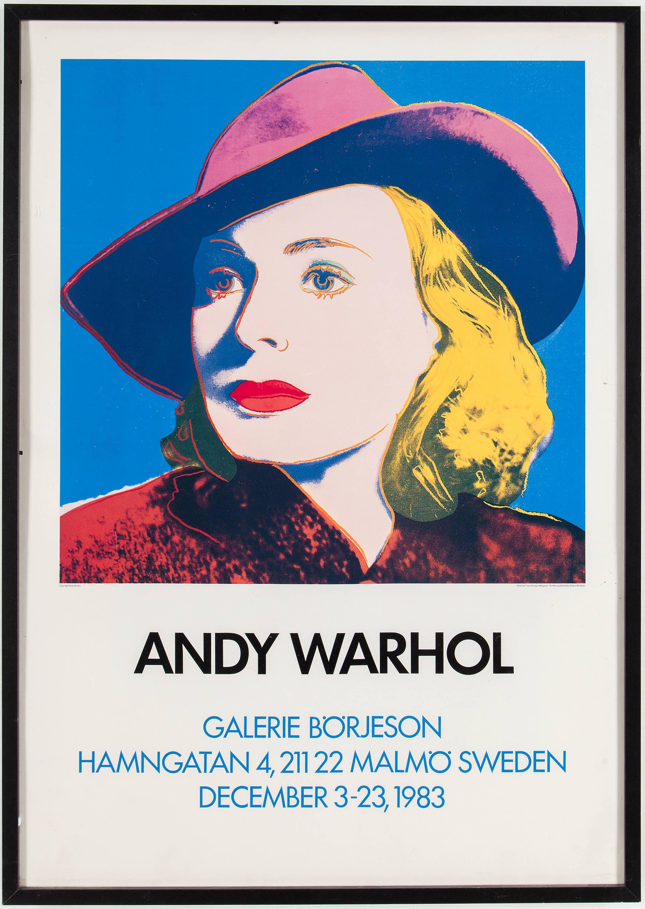 Diptych Portrait of Ingrid Bergman, Original Posters of Andy Warhol ...