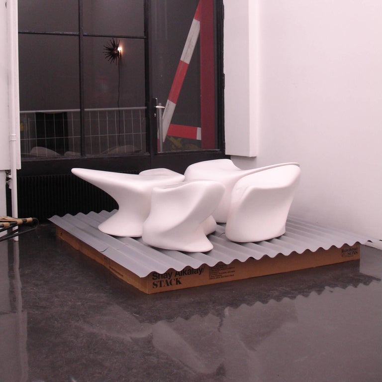 Zaha Hadid White "Nekton" Stools for Established and Sons For Sale at ...