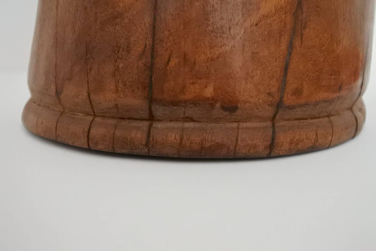 Hand-Carved Free-Form Wood Pitcher, Midcentury, France, 1950s at 1stDibs