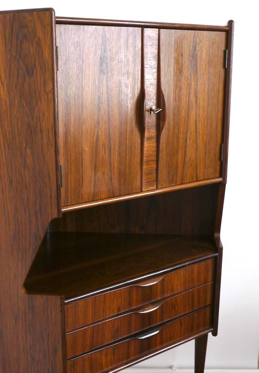 Mid-Century Bar Corner Highboard in Rosewood by Gunni Omann 1950s at ...