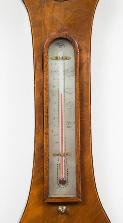 Antique Georgian Wheel Barometer at 1stDibs
