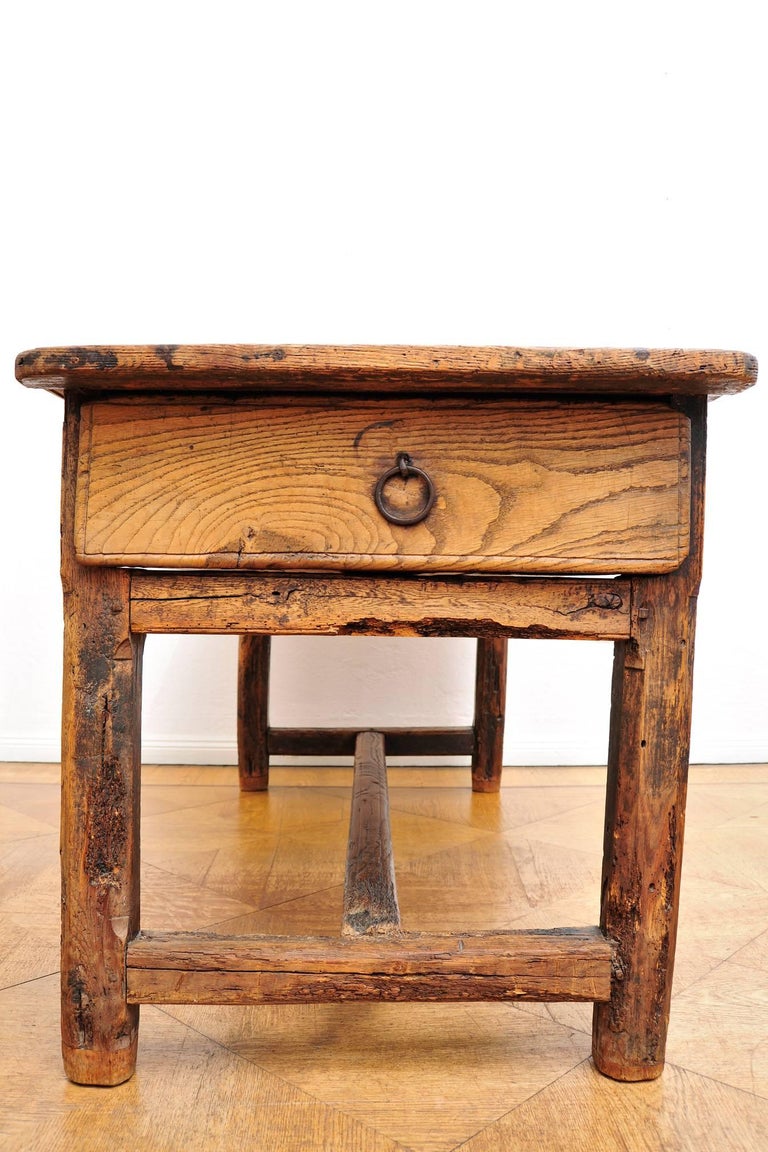 Early 19th Century Farm Dinning Table 1820 Made of Ash Tree For Sale at ...