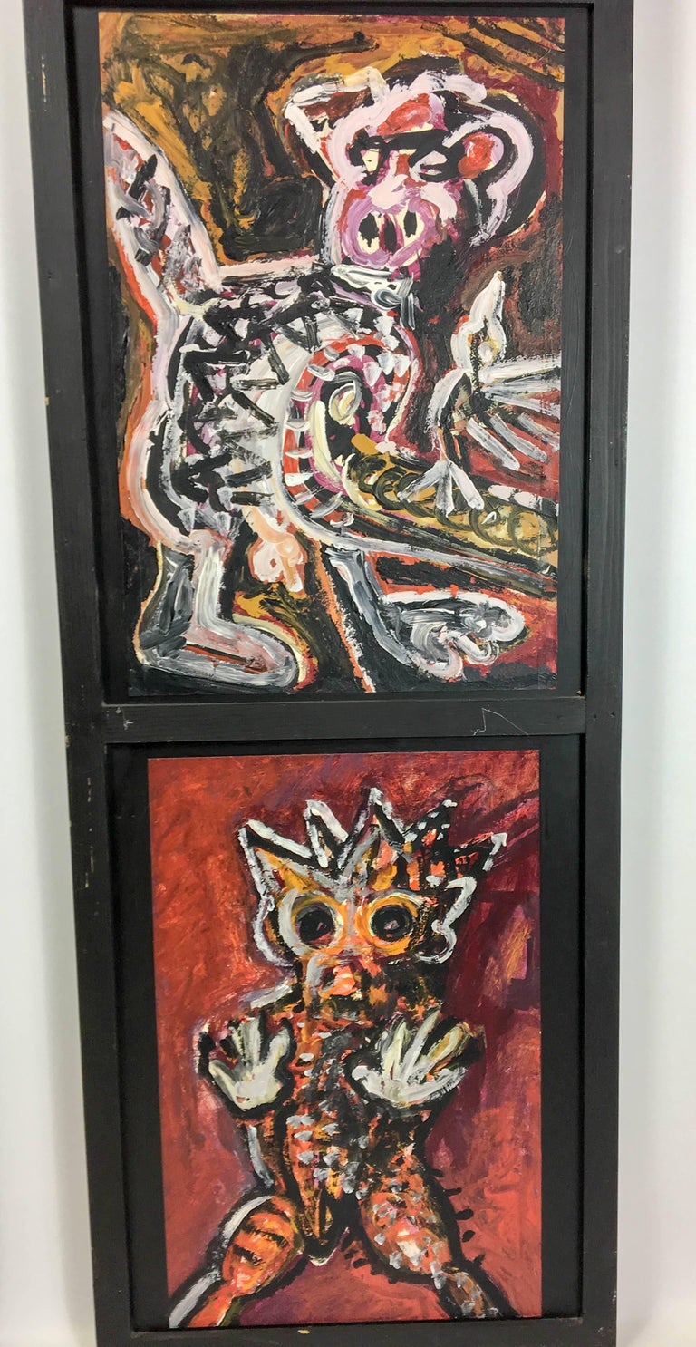 Marius Van Dijk Triptych, 1980s For Sale at 1stDibs