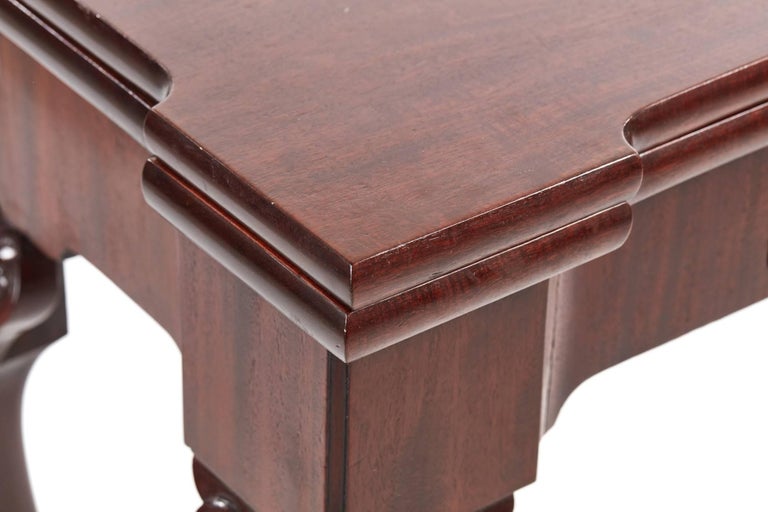 Fantastic Quality Antique Mahogany Card Table at 1stDibs