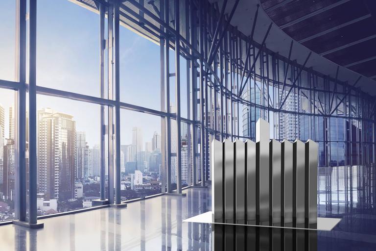 Modern Menorah Garden Art Sculpture Indoor / Outdoor Modernist Jewish ...