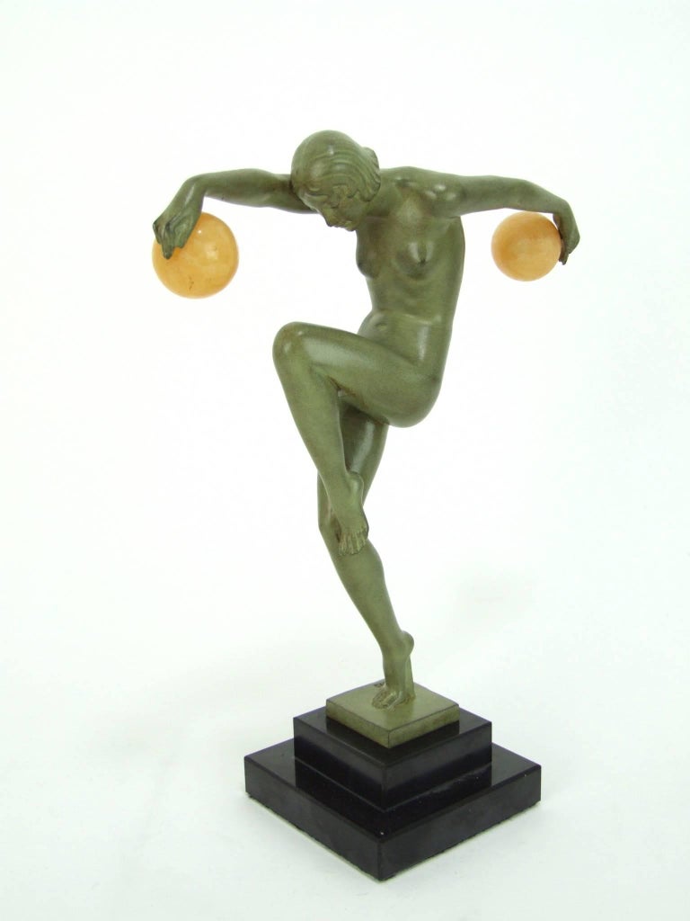 Art Deco Dancer by Denis and Max Le Verrier For Sale at 1stDibs