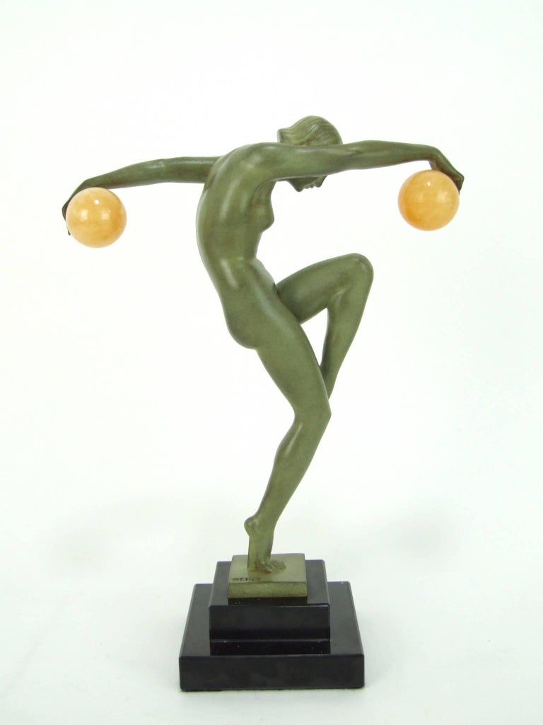 Art Deco Dancer by Denis and Max Le Verrier For Sale at 1stDibs