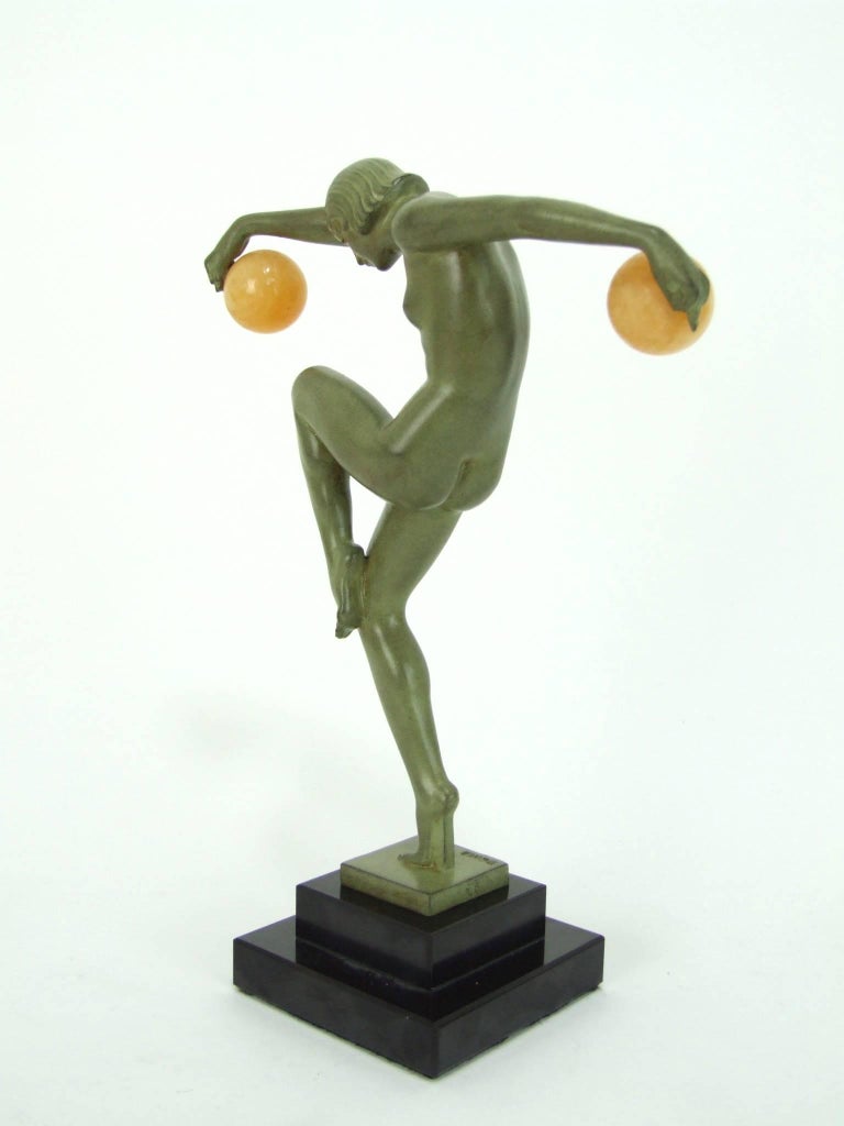 Art Deco Dancer by Denis and Max Le Verrier For Sale at 1stDibs