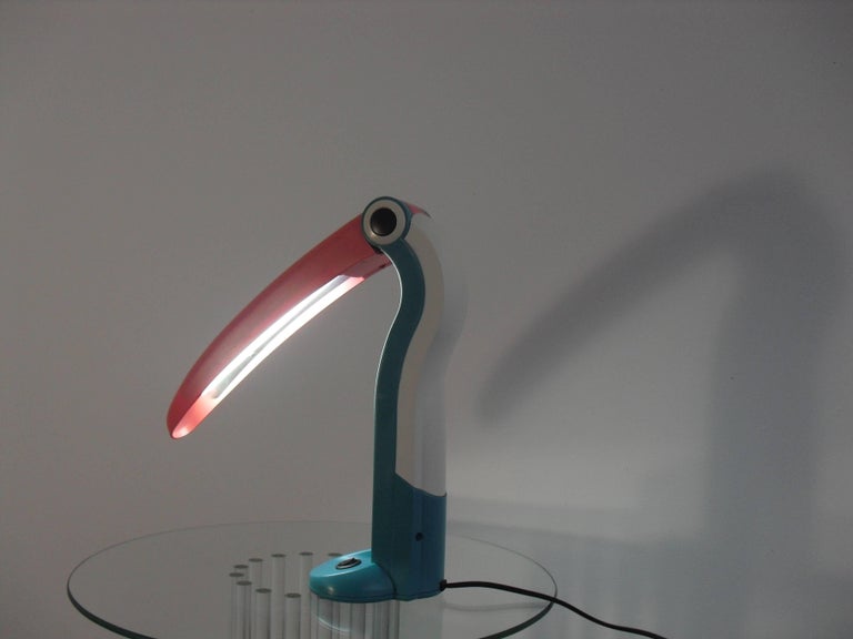 Vintage Toucan Desk Lamp by H.T.Huang, 1980s For Sale at 1stDibs