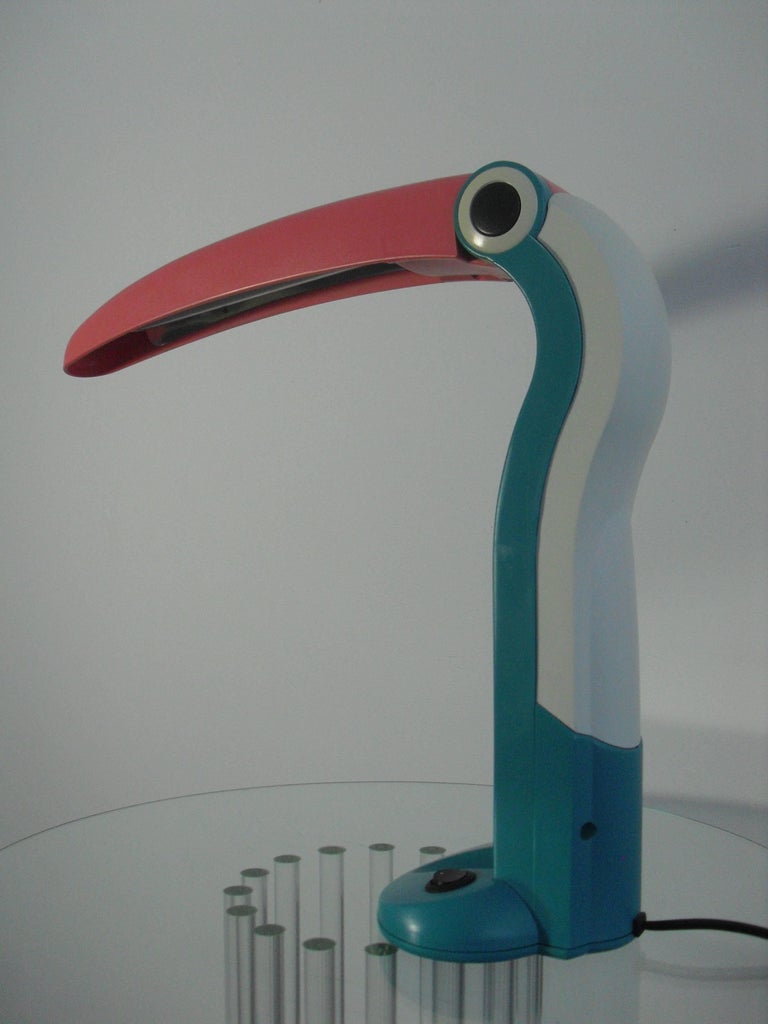 Vintage Toucan Desk Lamp by H.T.Huang, 1980s For Sale at 1stDibs