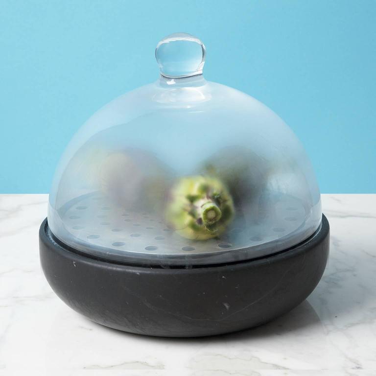 Brazier in Black Marble by Cristoforo Trapani, Italy For Sale at 1stDibs