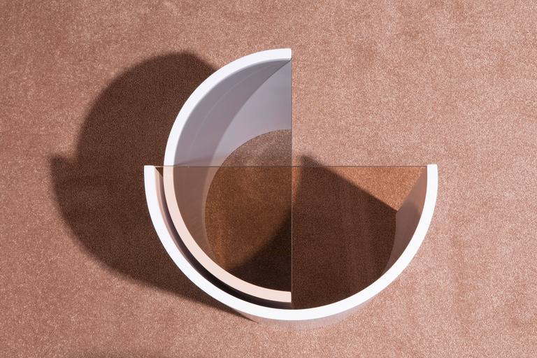 Contemporary Contour Side Tables by Bower, Made in USA For Sale at ...