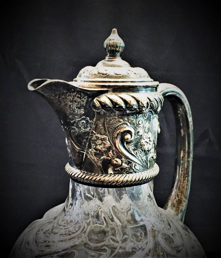 John Grinsell and Sons, Silver-Gilt Mounted Rock Crystal Claret Jug ...