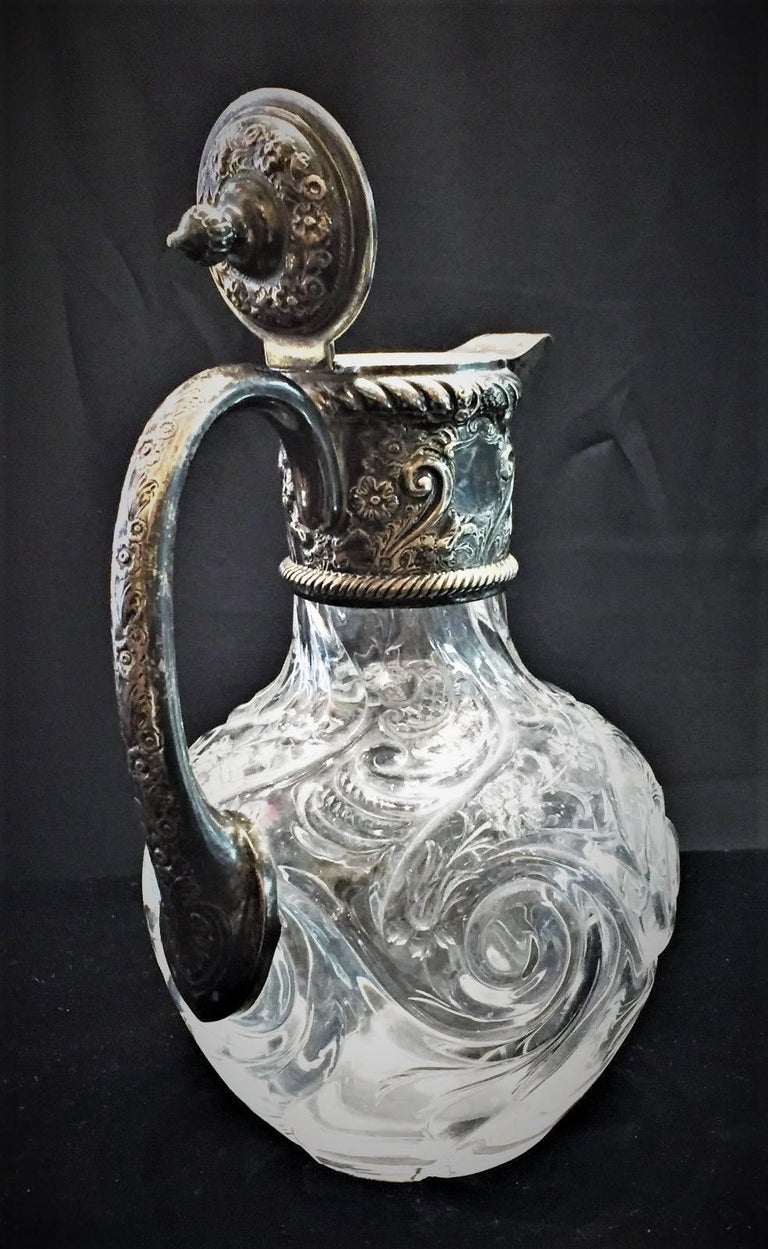 John Grinsell and Sons, Silver-Gilt Mounted Rock Crystal Claret Jug ...