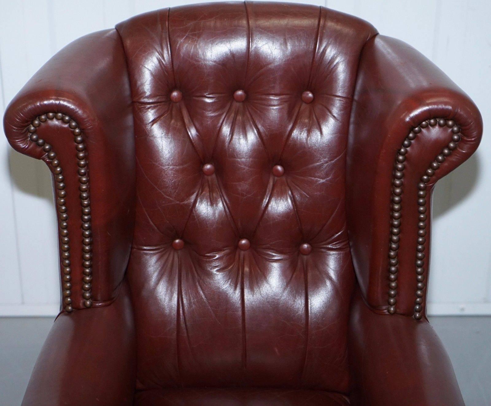 Rare Vintage Handmade in England Children’s Chesterfield Wingback ...
