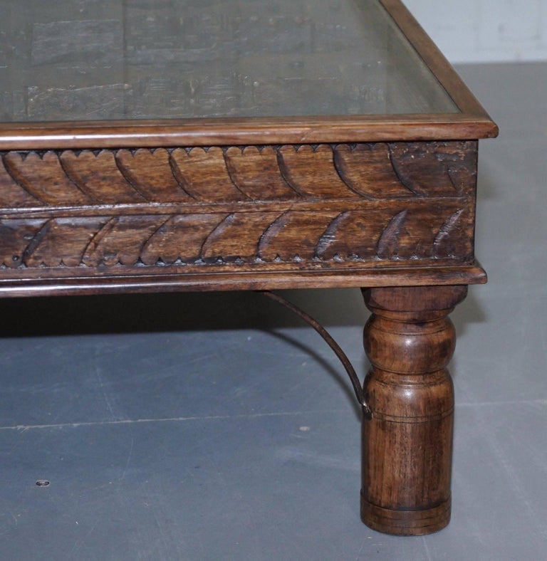 500+ Year Old 100% Original Chinese Monks Door Converted Coffee Table ...