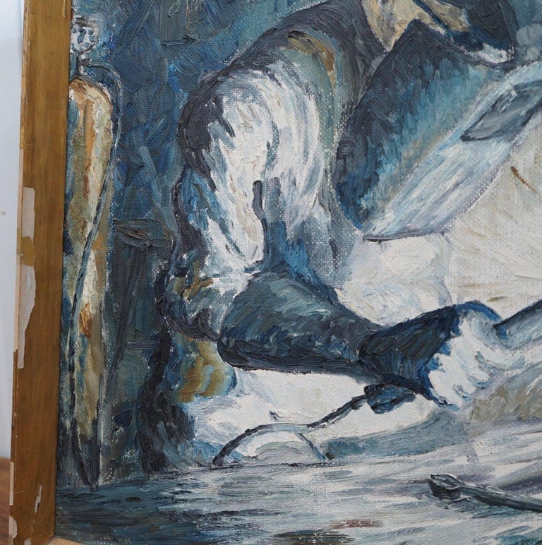 Original H Stephens Signed and Dated 1964 Oil on Board Painting ...