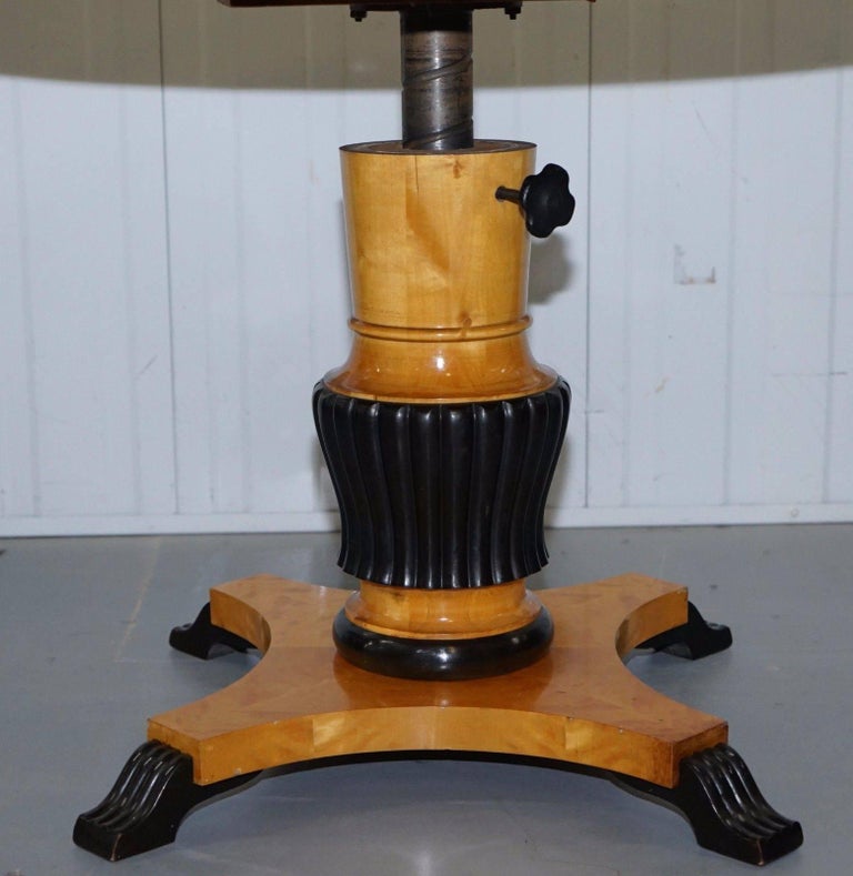 Rare Height Adjustable Extending Biedermeier Dining Table Swedish ...