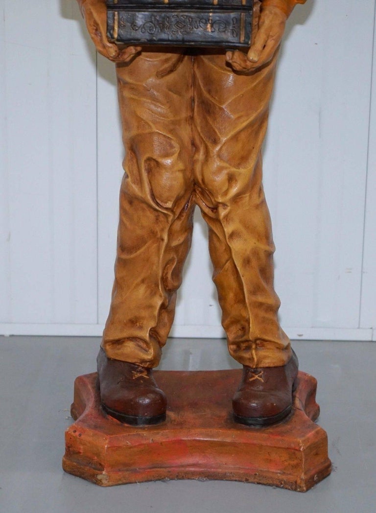 Rare Find Albert Einstein Statue Holding Books Opens as a Cupboard at ...