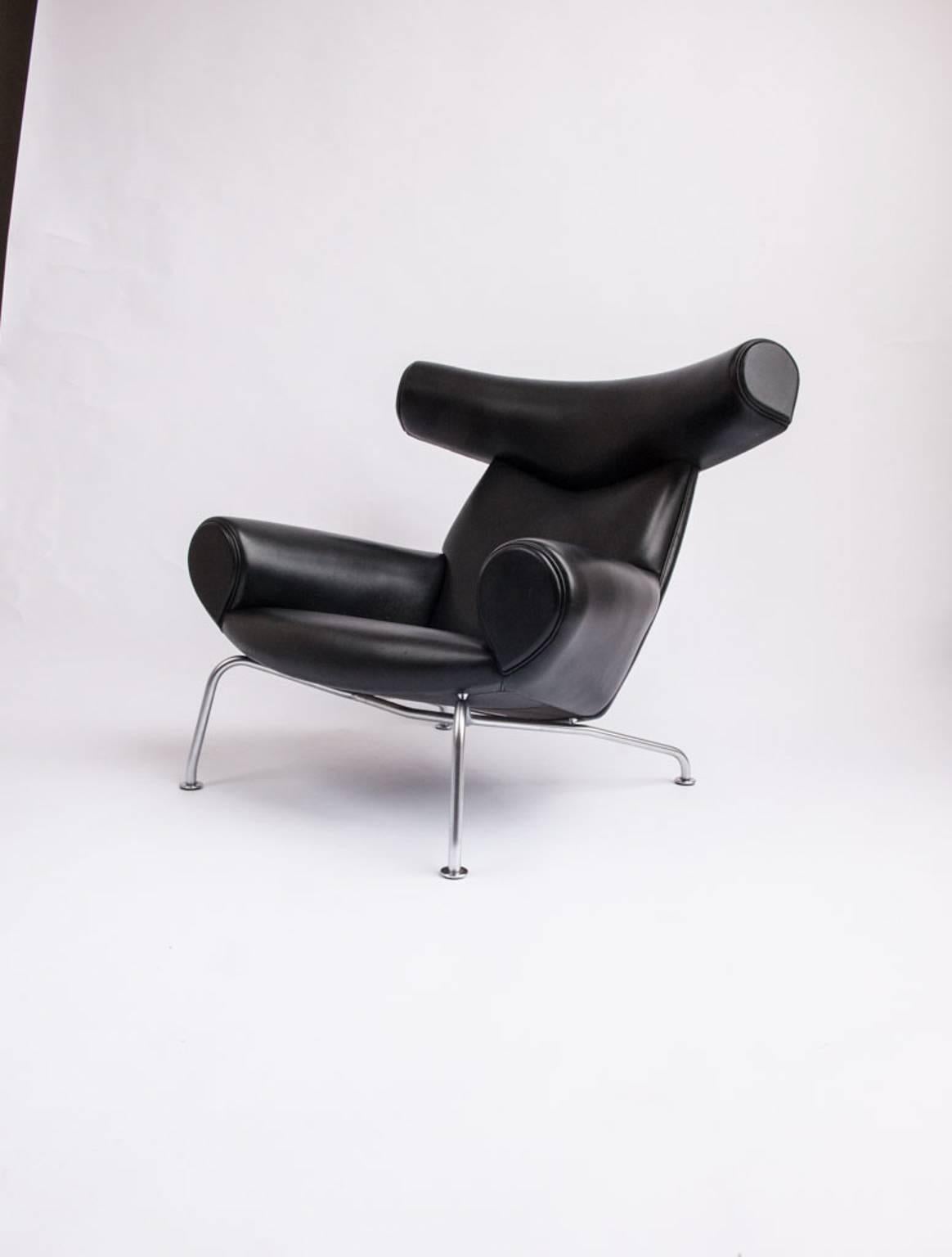 Hans J. Wegner Ox Chair Model EJ 100 at 1stDibs | ej 100 ox chair, ox ...