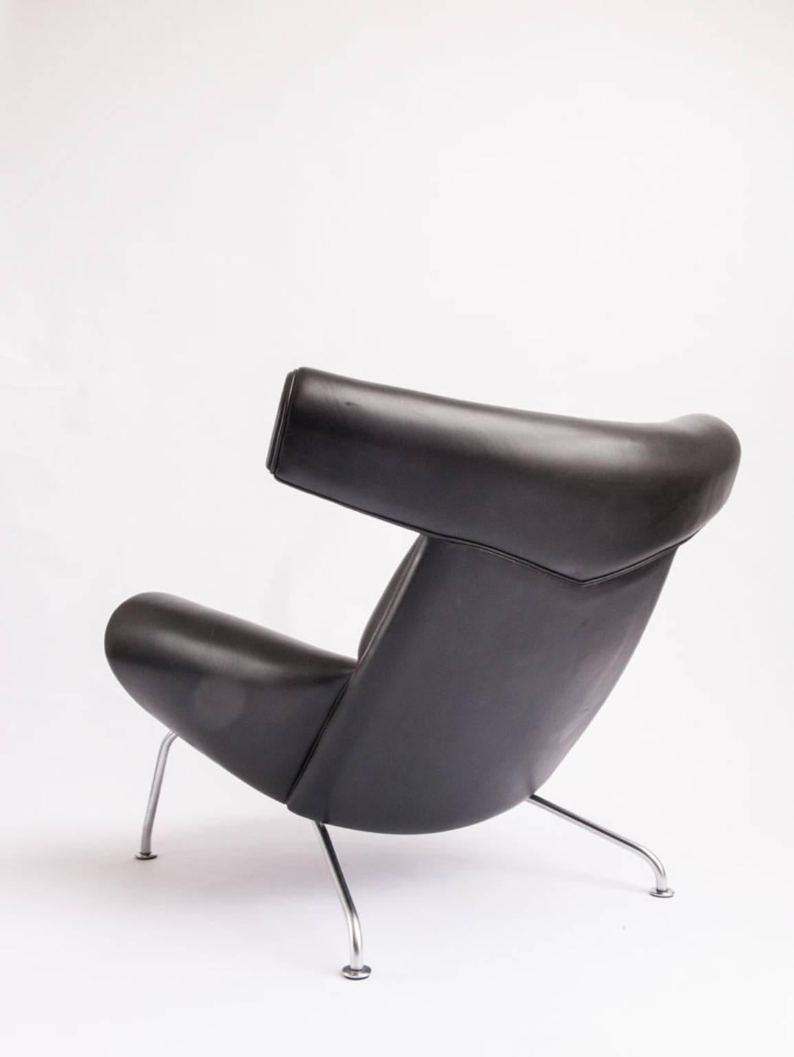 Hans J. Wegner Ox Chair Model EJ 100 at 1stDibs | ej 100 ox chair, ox ...