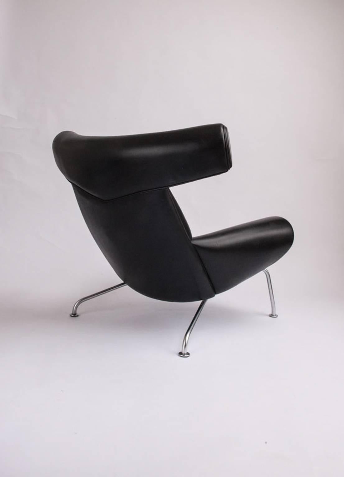 Hans J. Wegner Ox Chair Model EJ 100 at 1stDibs | ej 100 ox chair, ox ...