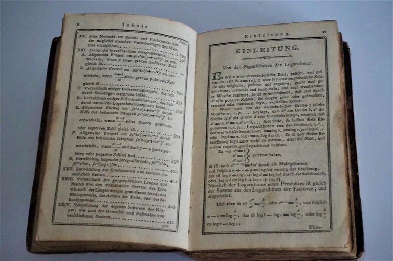 Georg 'Jurij' Vega First Edition Logarithmic, Trigonomet Tables, Vienna ...